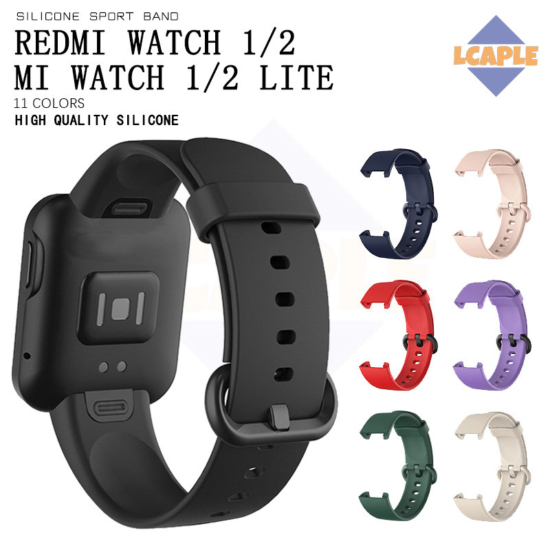 Jual Original Silicone Strap for Redmi Watch 2 / 1 Soft Sport Rubber Band jam tangan smartwatch ...