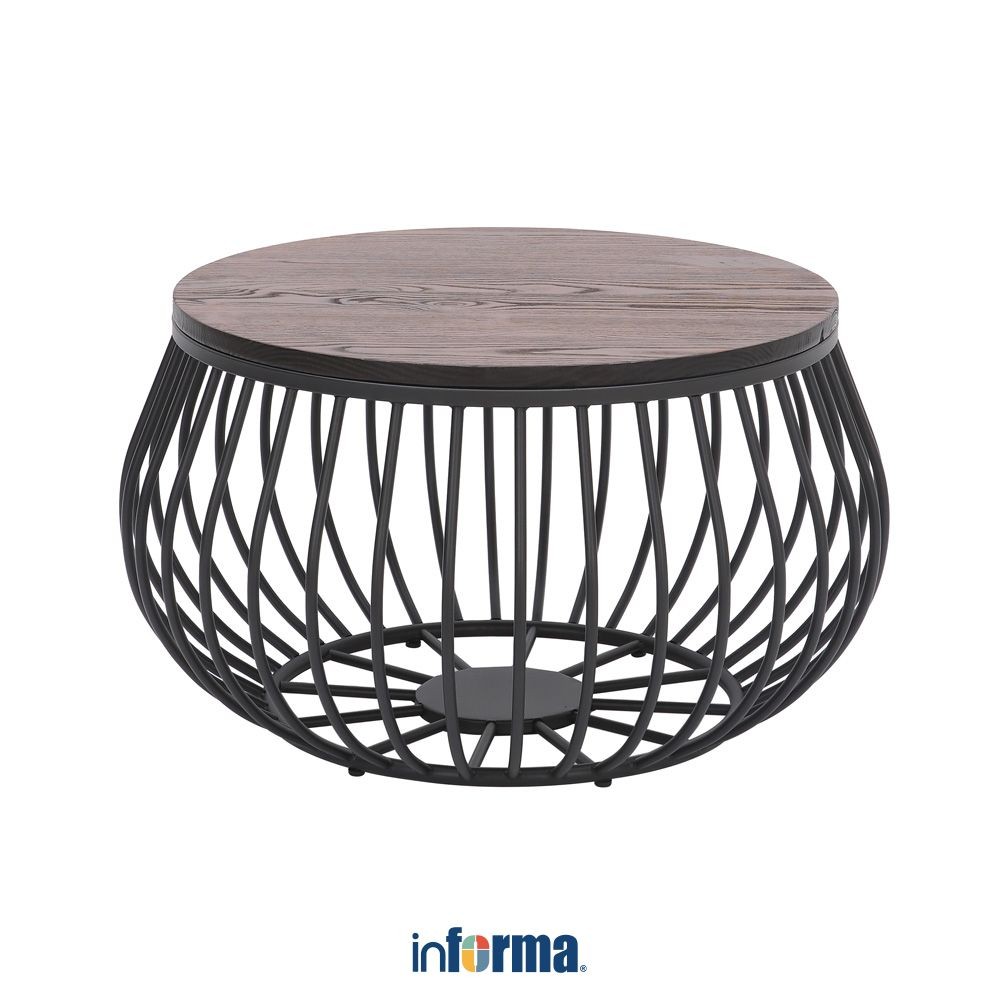 Jual Informa Millburn Meja Tamu 70 cm - Hitam Coffee Table Meja Ruang ...