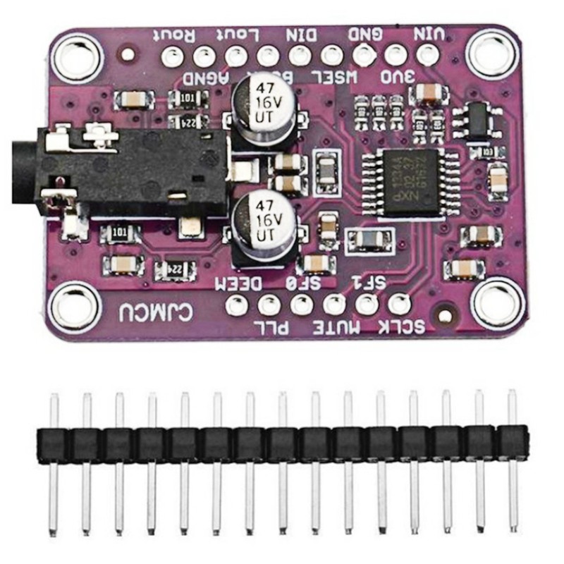 Jual Module CJMCU-1334 Uda1334A I2S Development Board Audio, for 3.3V ...