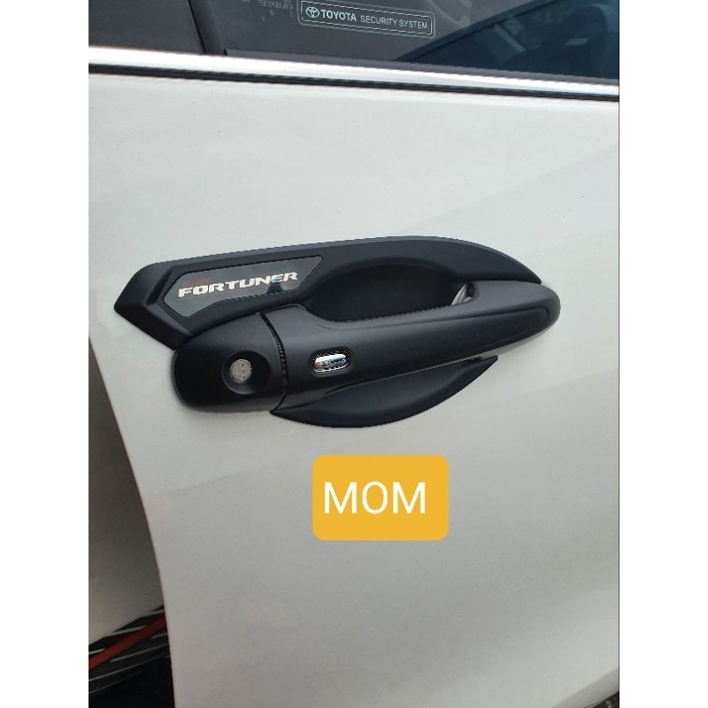 Jual Paket Cover handle pegangan + Outer mangkok pintu hitam doff black All New Fortuner Vrz Trd ...