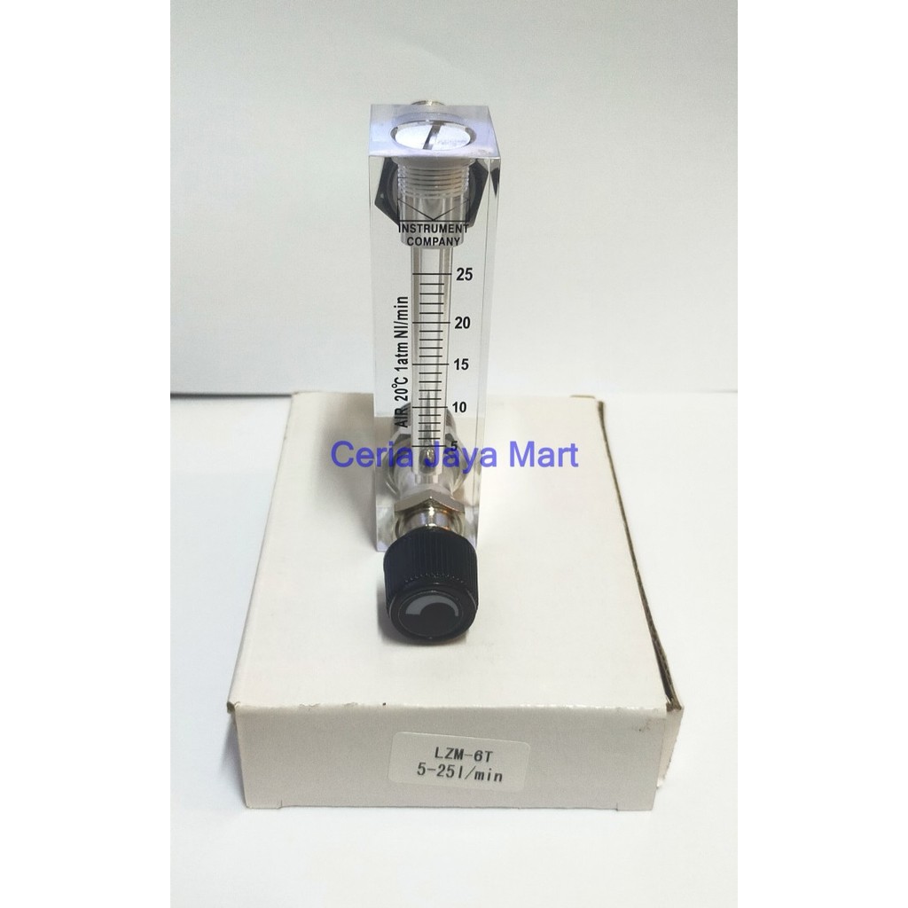 Jual Flowmeter Rotameter Udara / Gas ( Air) 5 - 25 L/Min / Rotameter ...