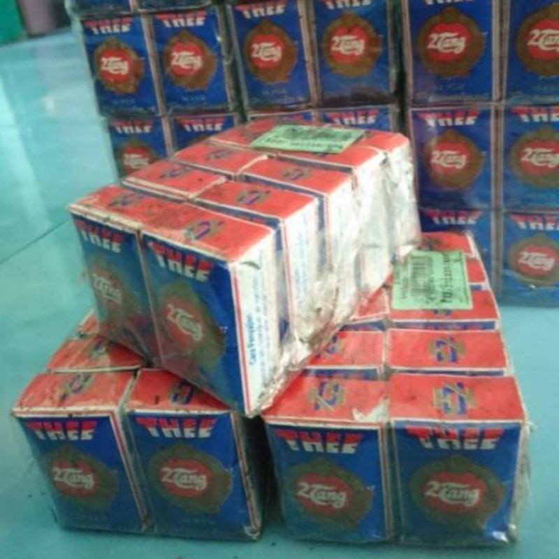 Jual Teh 2 tang premium Biru 1pak Teh dua tang premium Tubruk | Shopee ...