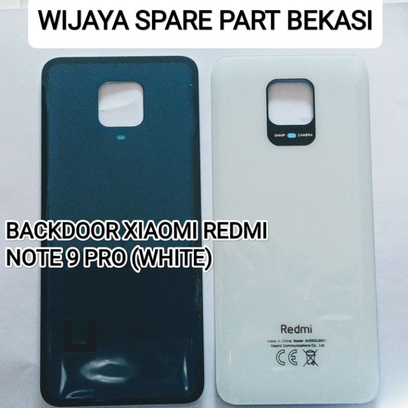 Jual BACKDOOR XIAOMI REDMI NOTE 9 PRO (WHITE) | Shopee Indonesia