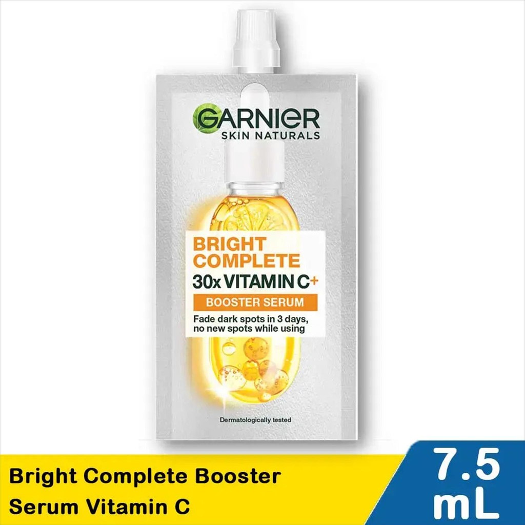 Jual LIVI - Garnier Bright Complete Vitamin C Booster Serum(SACHET 7 ...