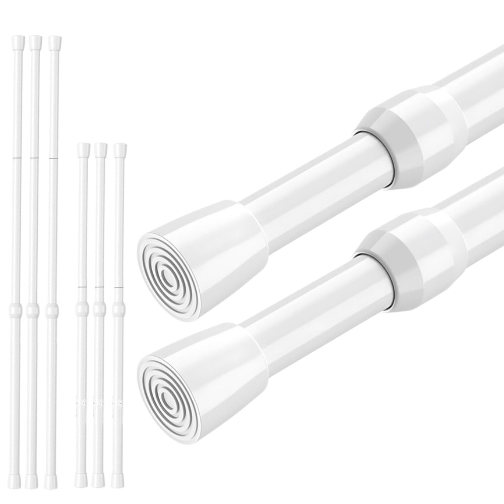Jual 40-280CM Multi Purpose Spring Loaded Extendable Telescopic Curtain ...