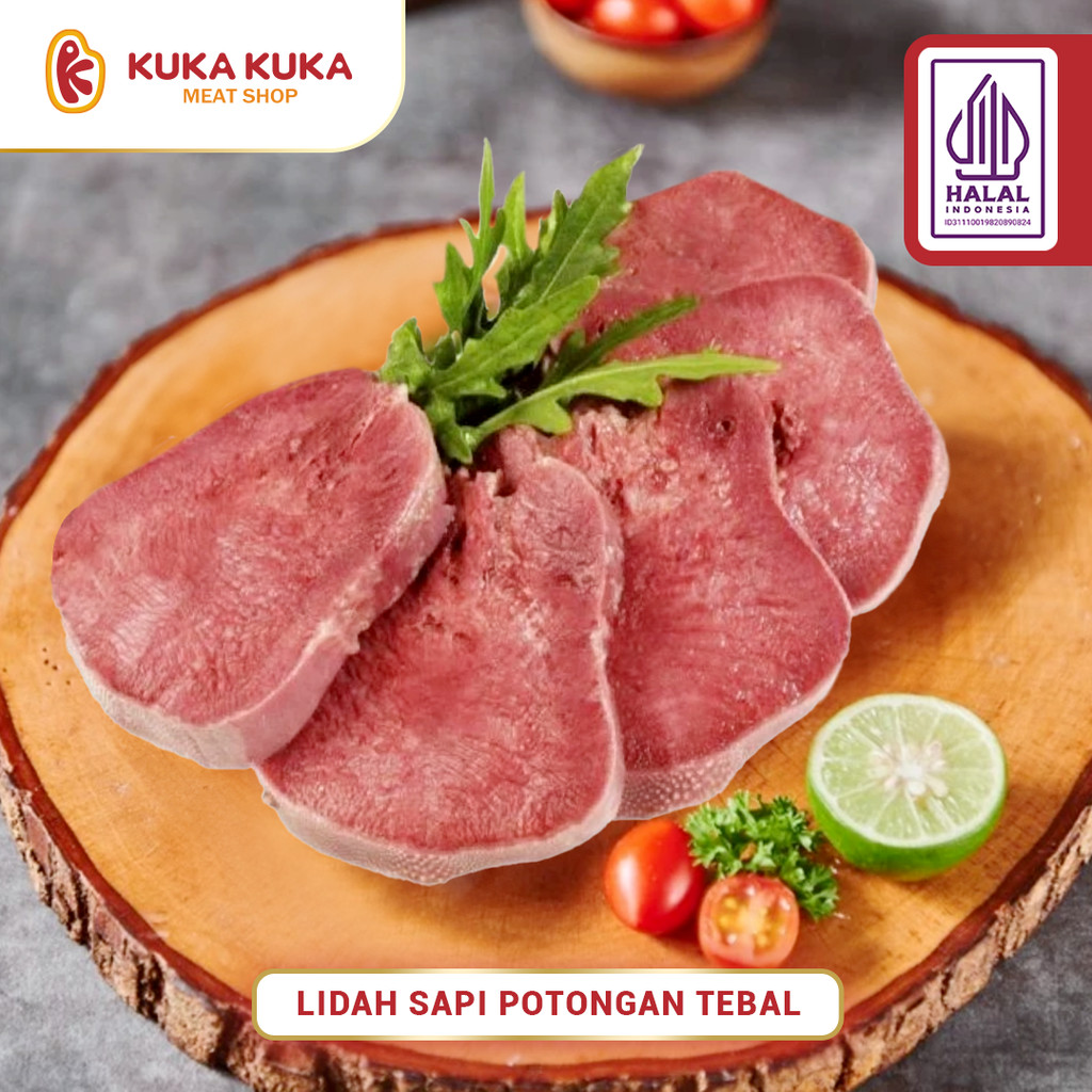 Jual Daging Lidah Sapi Potongan Tebal / Thick Cut Slice Tounge | Shopee ...