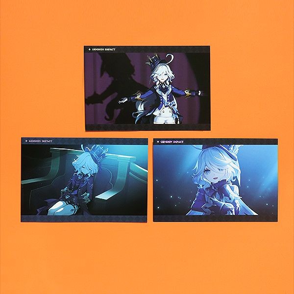Jual Set of 3 Furina Character PV Series Photo Cards - Genshin Impact ...