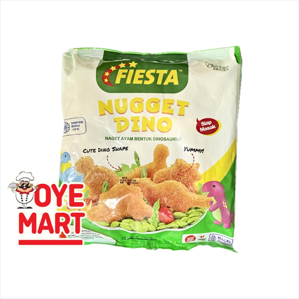 Jual FIESTA CHICKEN NUGGET DINO 400 GR | Shopee Indonesia
