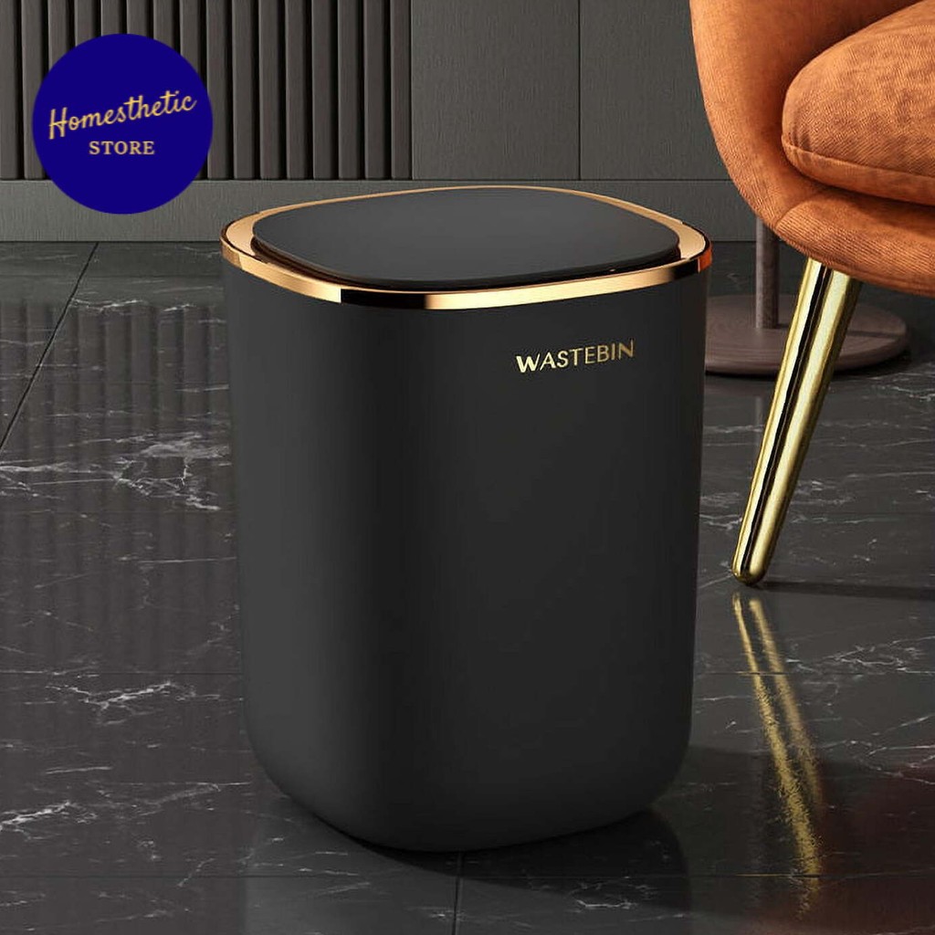 Jual Tempat Sampah Pintar Sensor Gerak Otomatis Smart Dustbin Battery ...