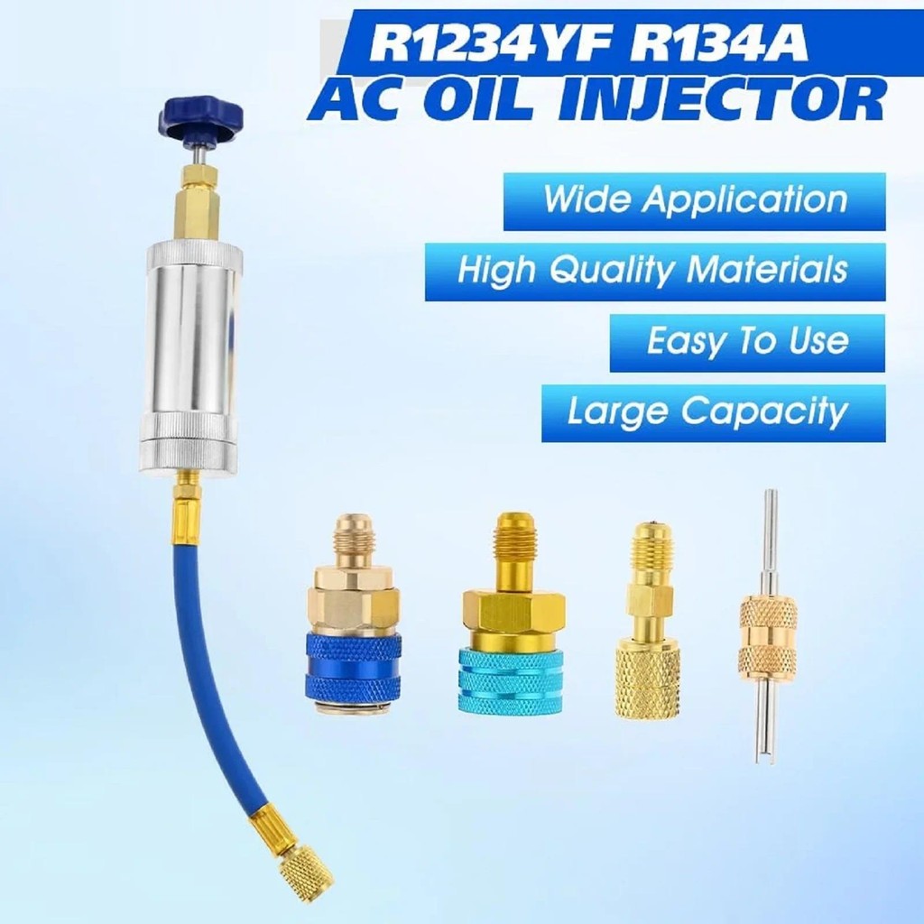 Jual AC Oil Dye Injector Injector R410a Adapter R134A R1234yf ...