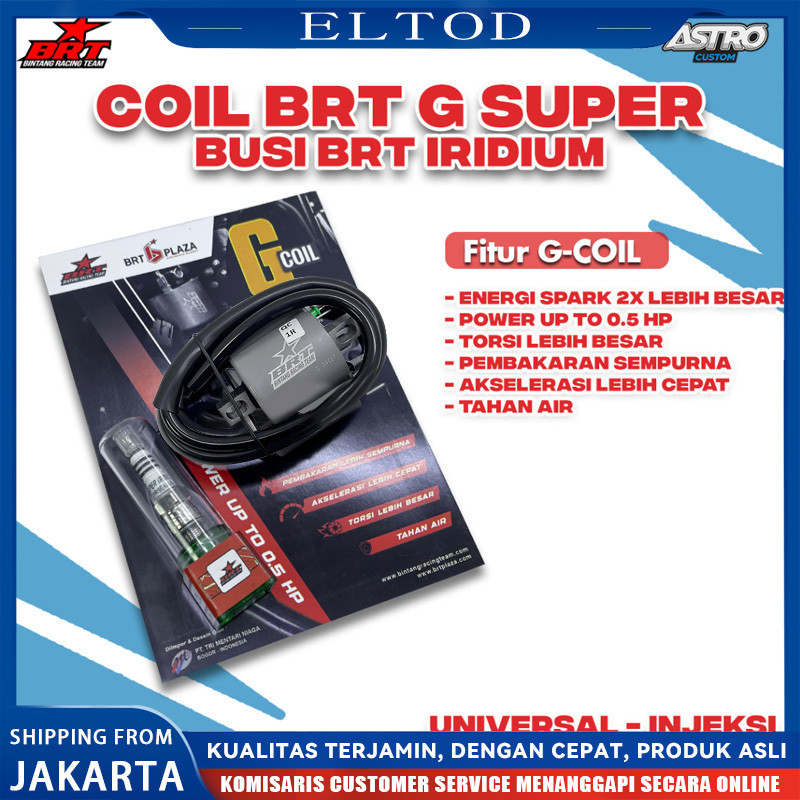 Jual Busi Racing Iridium BRT Vario PCX BEAT NMAX AEROX 155 MIO M3 Fino ...