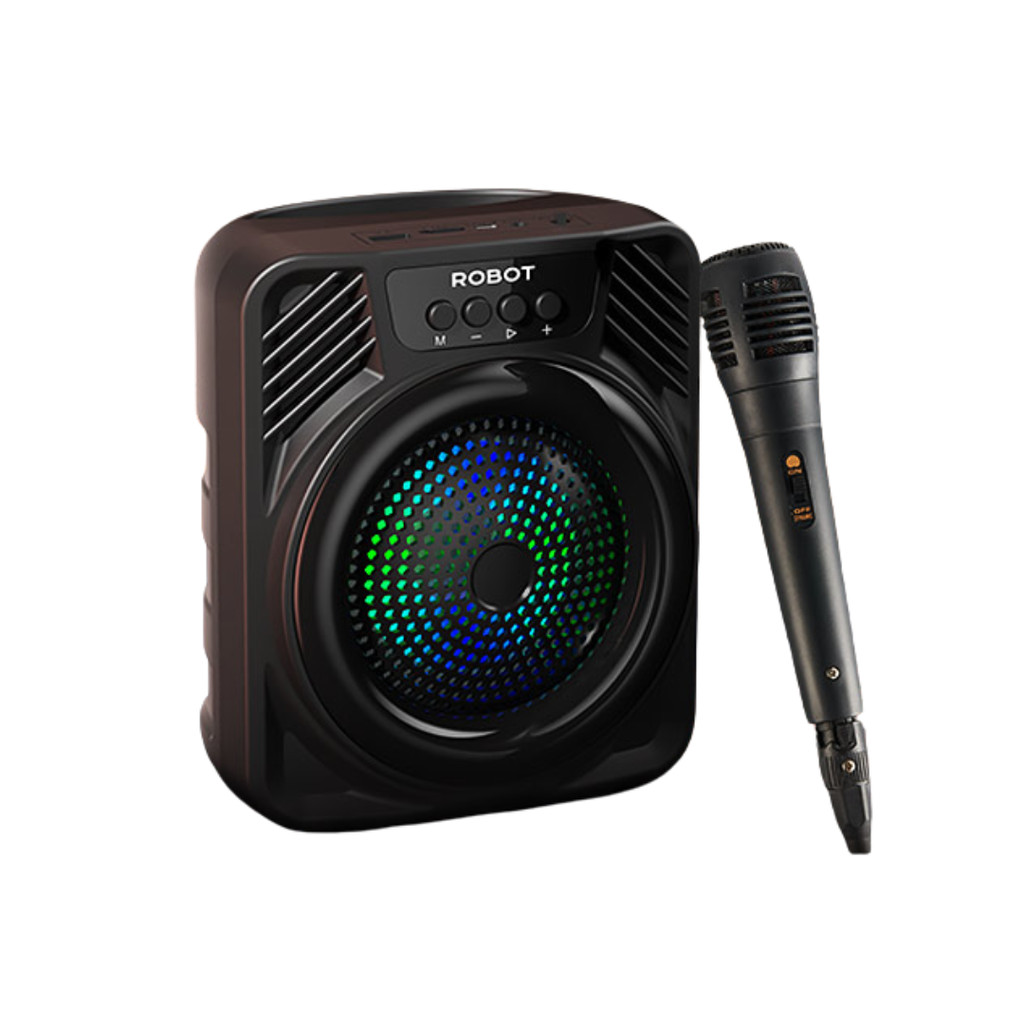 Jual ROBOT RB250 Speaker Portable Karaoke Bluetooth Rgb 5.3 | Shopee ...