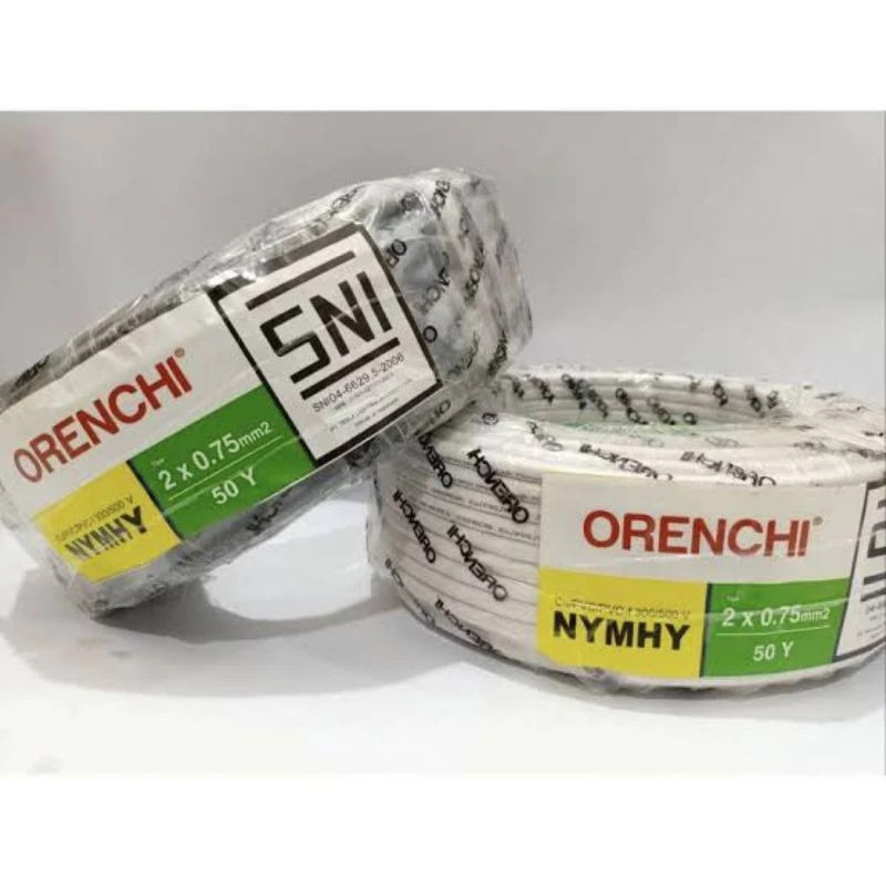 Jual KABEL LISTRIK NYMHY HYO 2X0.75MM ORENCHI SERABUT TEMBAGA SNI - HARGA PER METER | Shopee ...