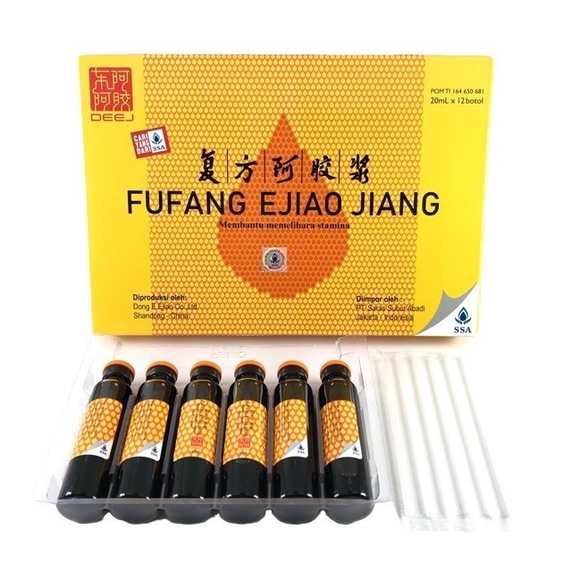 Jual Fufang Ejiao Jiang botol-obat anemia-obat demam berdarah-stamina ...