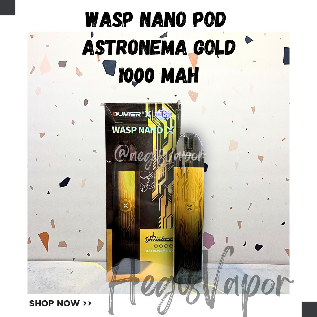 Jual Wasp Nano X Pod Astronema Gold Kit 1000Mah | Shopee Indonesia