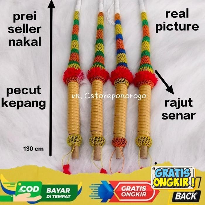 Jual DISCOUNT PECUT NJALIN RAJUT SENAR KEPANG ASLI / PECUT TARI / PECUT ...