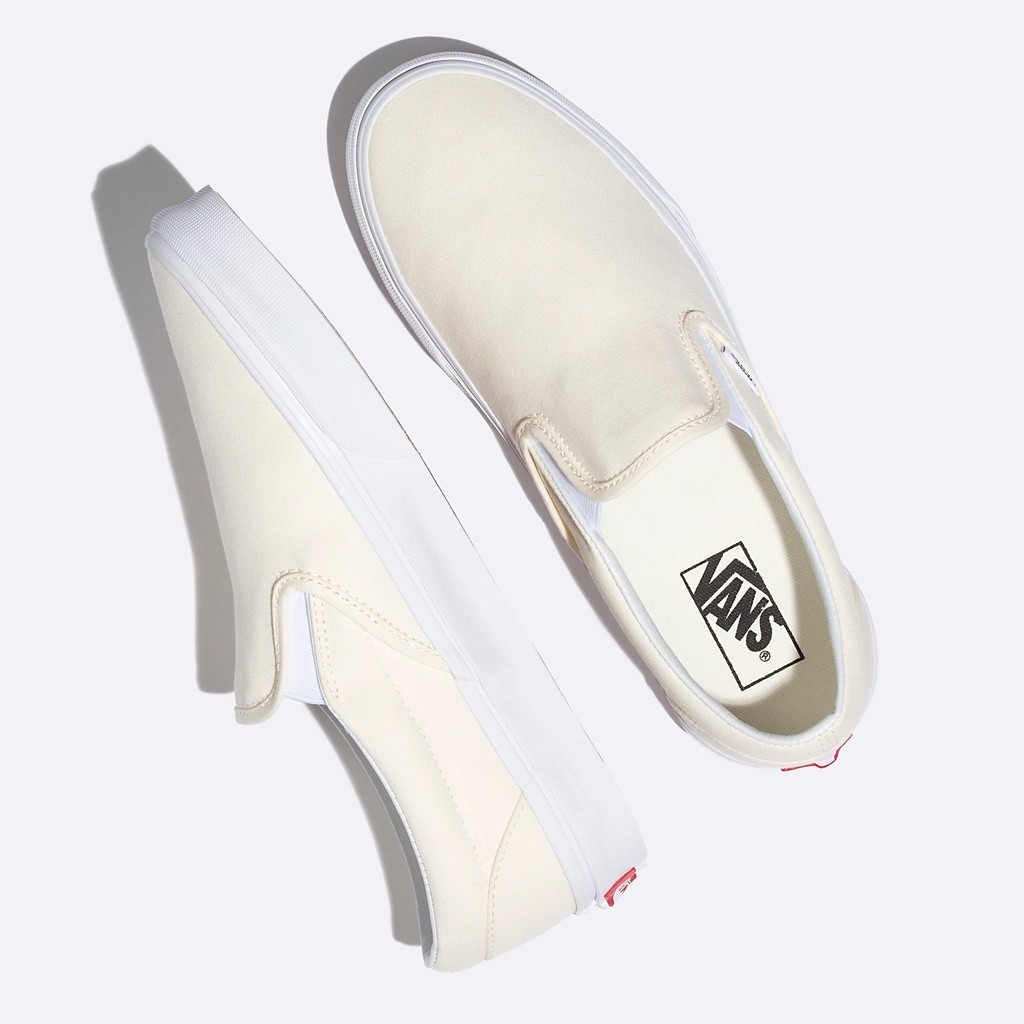 Jual Sepatu VANS ORIGINAL - Classic Slip-On White | Shopee Indonesia