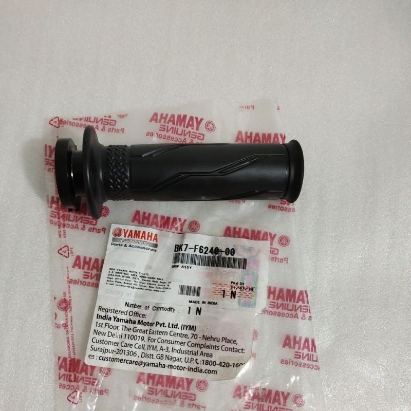 Jual Handgrip Handfat Selongsong Gas Yamaha R15 New 2017 Hitam Kanan