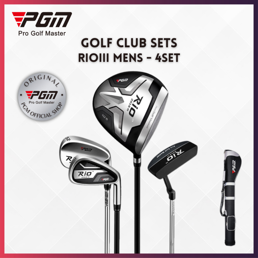 Jual PGM Golf Stick RIO III Mens 4 Set Graphite Carbon Lite Version ...