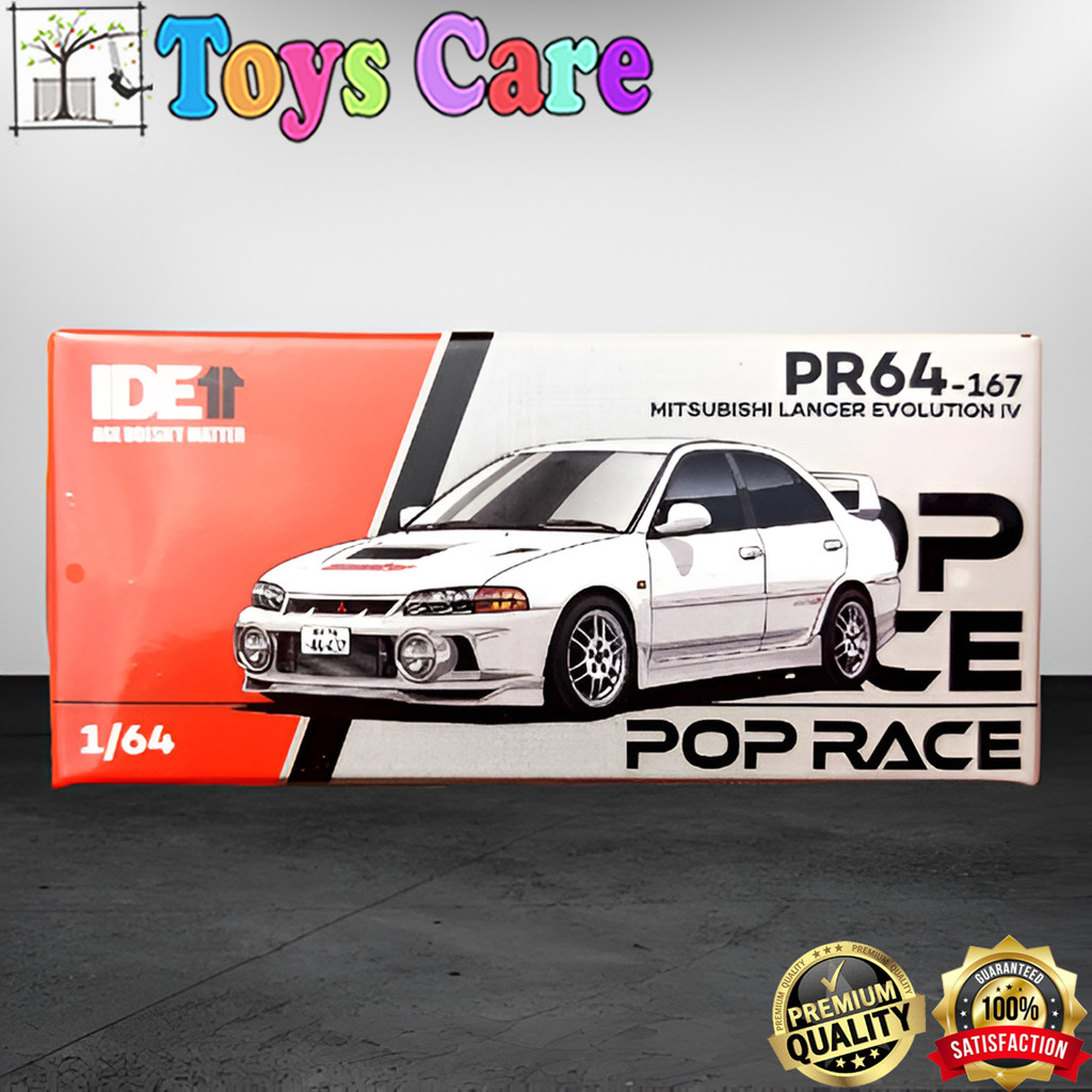 Jual Pop Race Mitsubishi Lancer Evolution IV White Monster IDE ...
