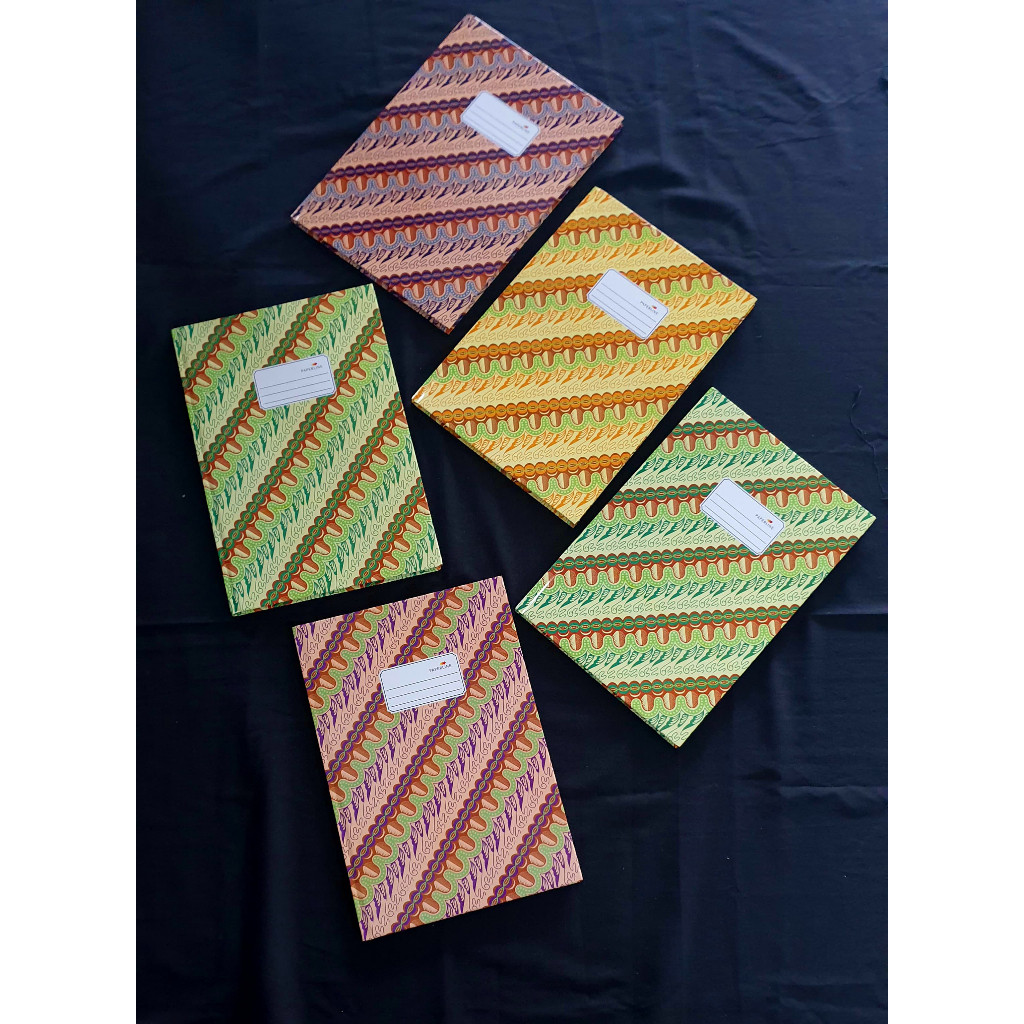 Jual Buku Tulis hard cover batik Folio dan Kwarto isi 100 lembar ...