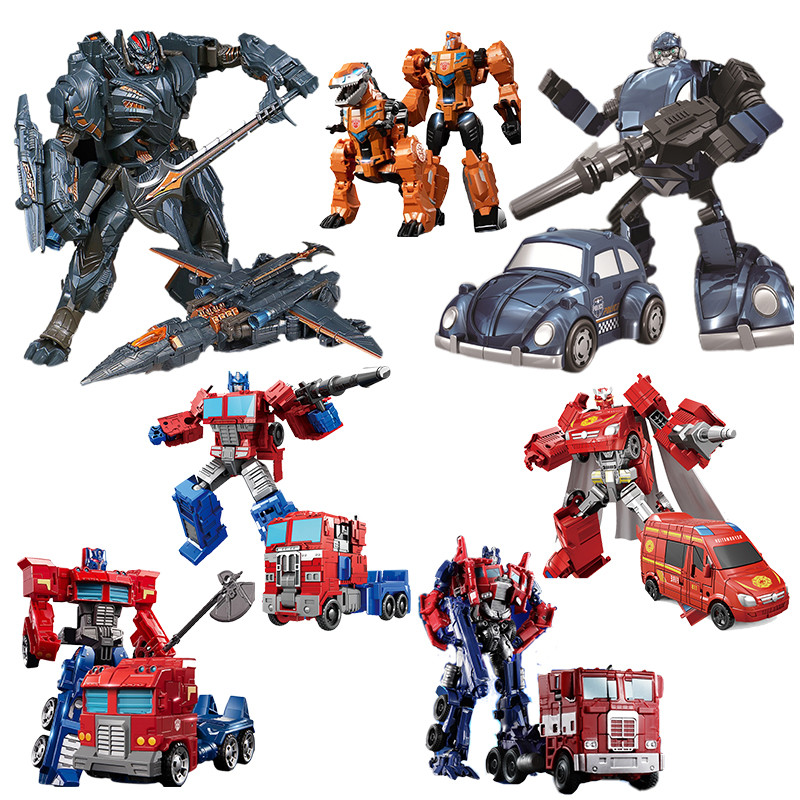 Jual Transformation Robot Car Figures Truck Aircraft Alloy Edition ...