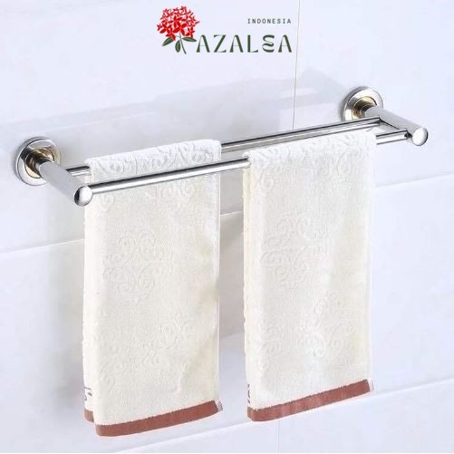 Jual AZALEA - RAK HANDUK STAINLESS SINGLE/DOUBLE 60 CM | Shopee Indonesia