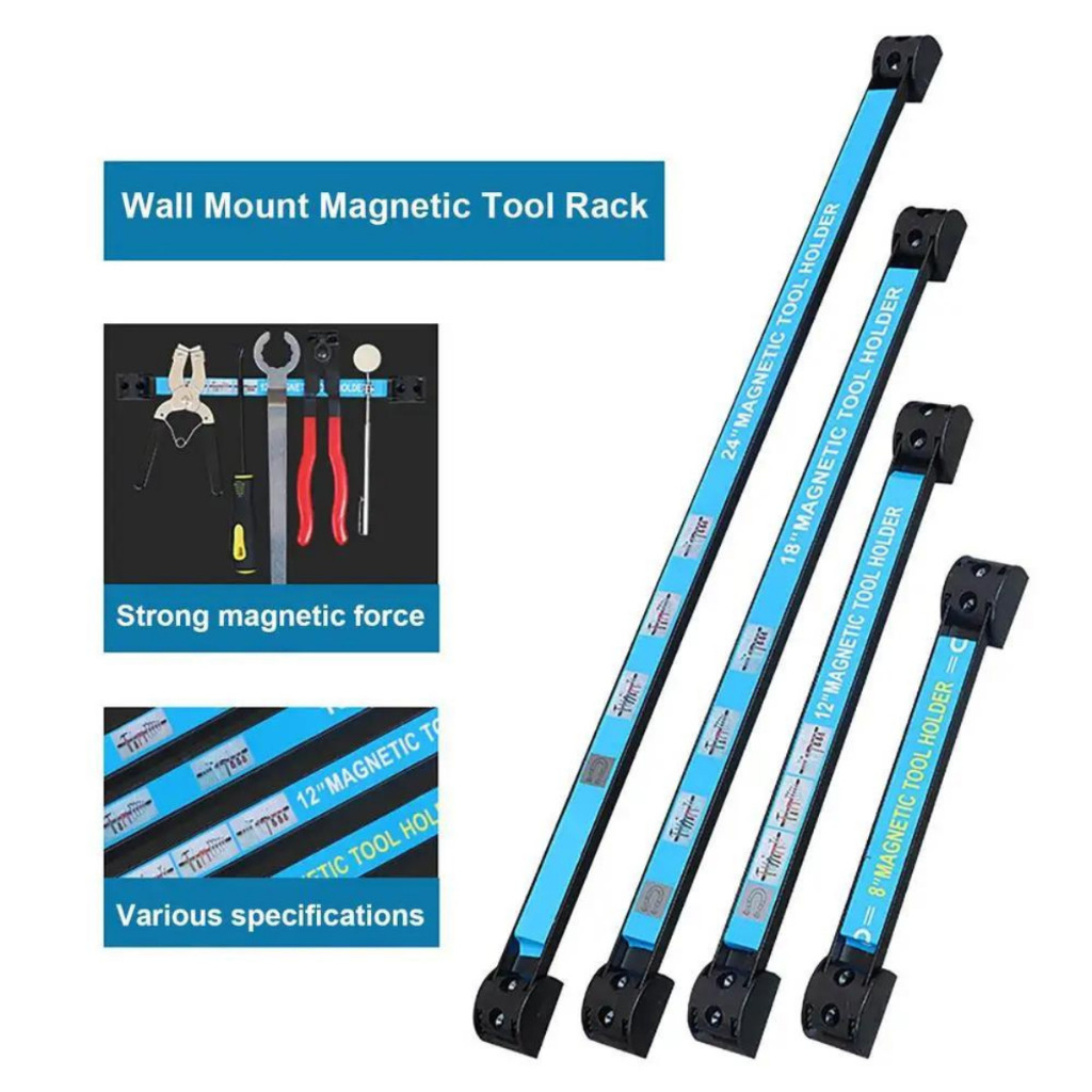 Jual MAGNETIC TOOL BAR ORGANIZER RAK MAGNET DINDING GANTUNG PERKAKAS 18 ...