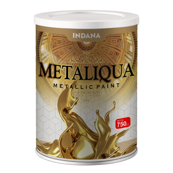 Jual CAT EMAS METALIK METALIQUA METALLIC PAINT LIS GYPSUM GIPSUM PLAFON ...