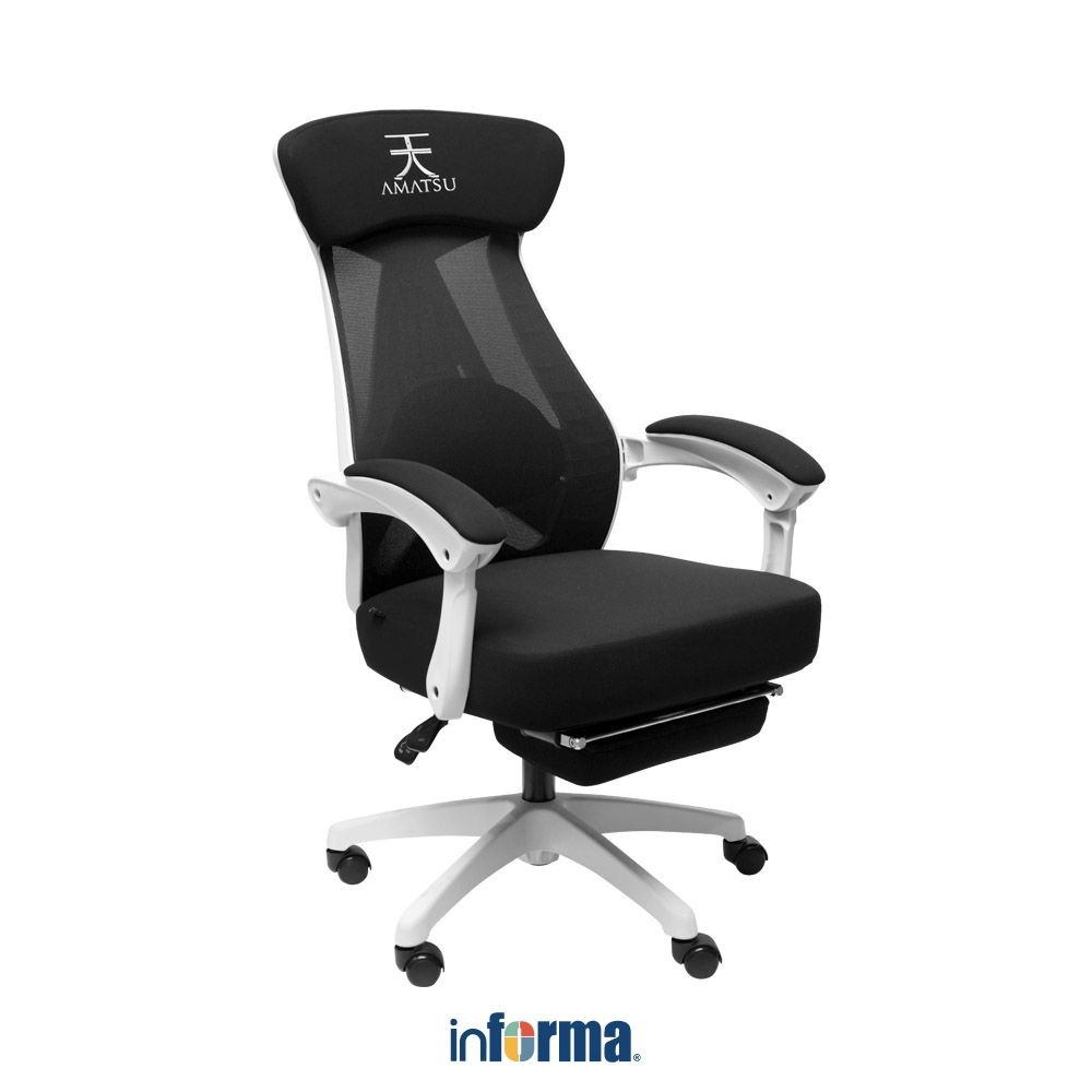 Jual Informa Uranus Kursi Gaming - Hitam/Putih Gaming Chair Tempat ...