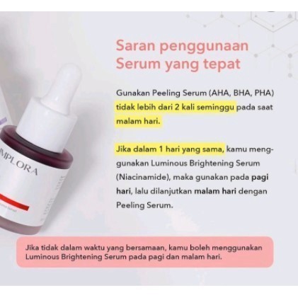 Jual IMPLORA Peeling Serum | Merah Jingga Official | Shopee Indonesia