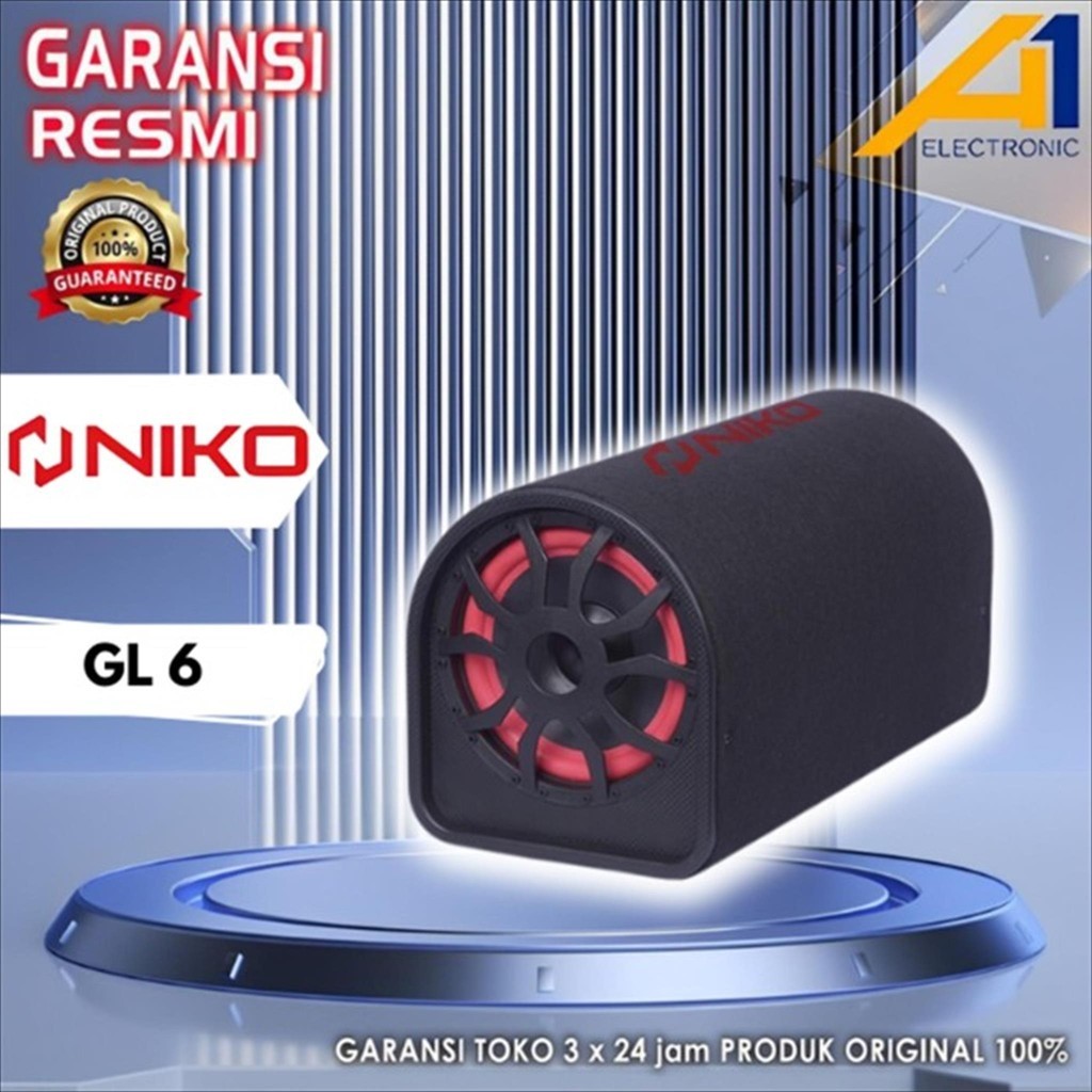 Jual NIKO Speaker Tabung GL 6 / GL6 , 6 Inch Subwoofer Car Bluetooth | Shopee Indonesia