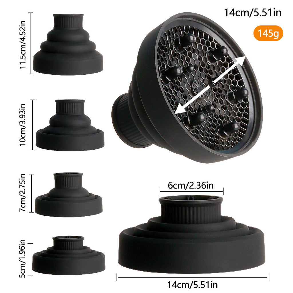 Jual Diffuser Pengering Rambut/Collapsible Hair Dryer Diffuser/Corong ...