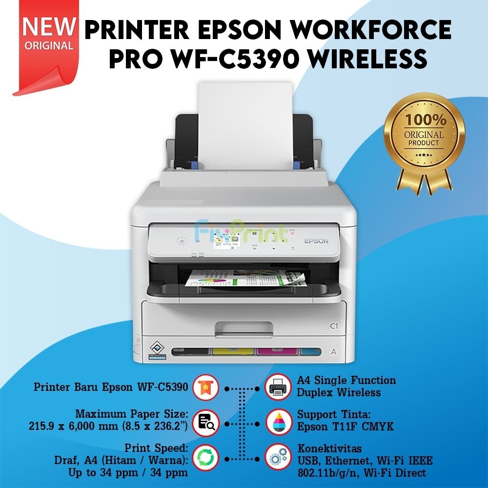Jual Printer Epson WorkForce Pro WF-C5390 Pengganti WF-C5290 WF C-5290 ...