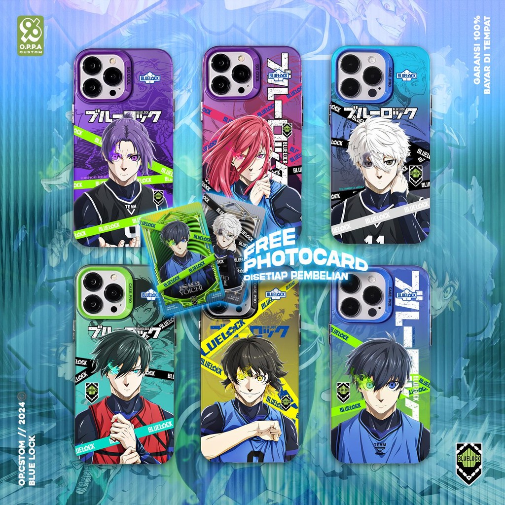 Jual Premium Laser Matte Hard Casing HP CASE ANIME BLUE LOCK ALL TYPE ...