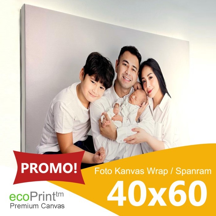 Jual Cetak Foto Kanvas Photo Canvas Print Spanram Wrap Ukuran 40x60 cm ...