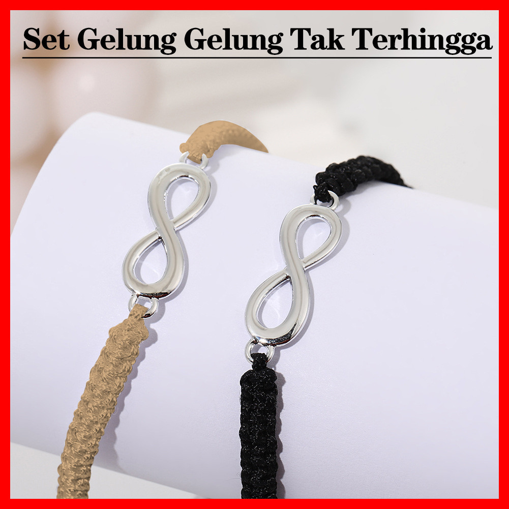 Jual [Infinite] Bracelets Gelang Sepasang infinity Couple Love Kupu ...