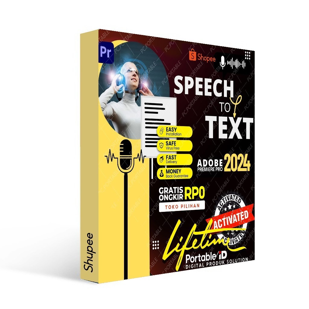 Jual Speech to Text for Premiere Pro 2024 - Full Version (Kirim Link) | Shopee Indonesia
