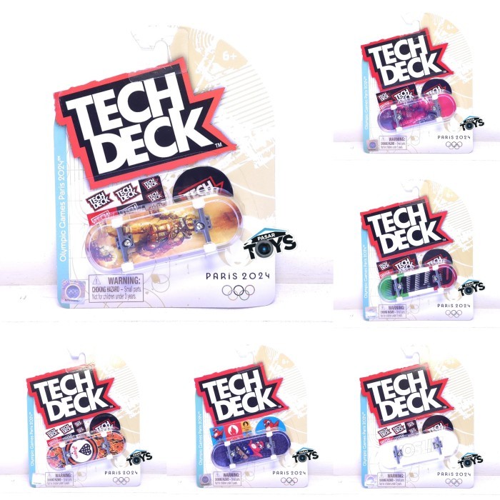 Jual Tech Deck 96mm Fingerboards Techdeck Olympic Games Paris 2024 New ...