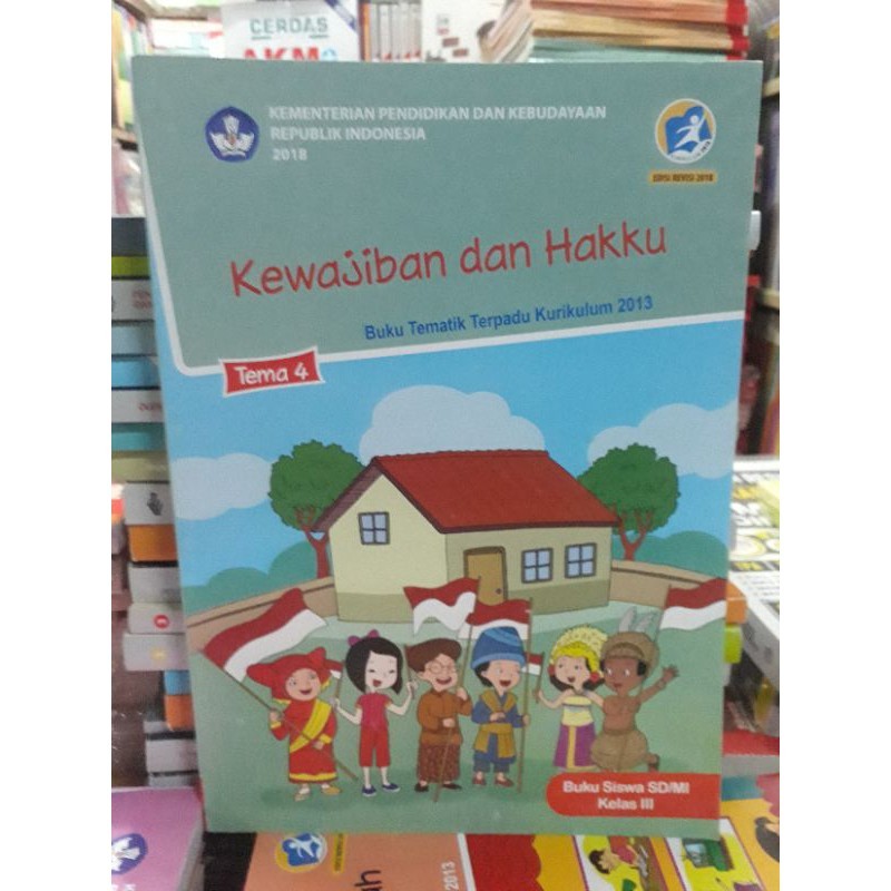 Jual BUKU TEMATIK TEMA 4 KEWAJIBAN DAN HAKKU UNTUK SD KELAS 3 | Shopee Indonesia