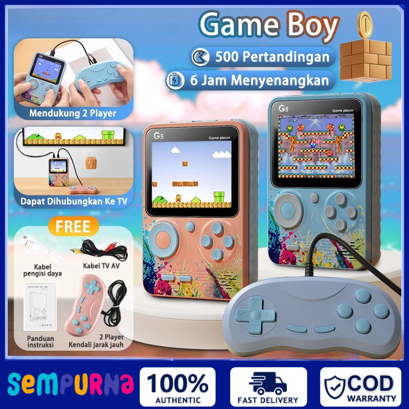 Jual Game Boy Retro Gamebot Gimbot Mini Portable Include 500 in 1 Games ...