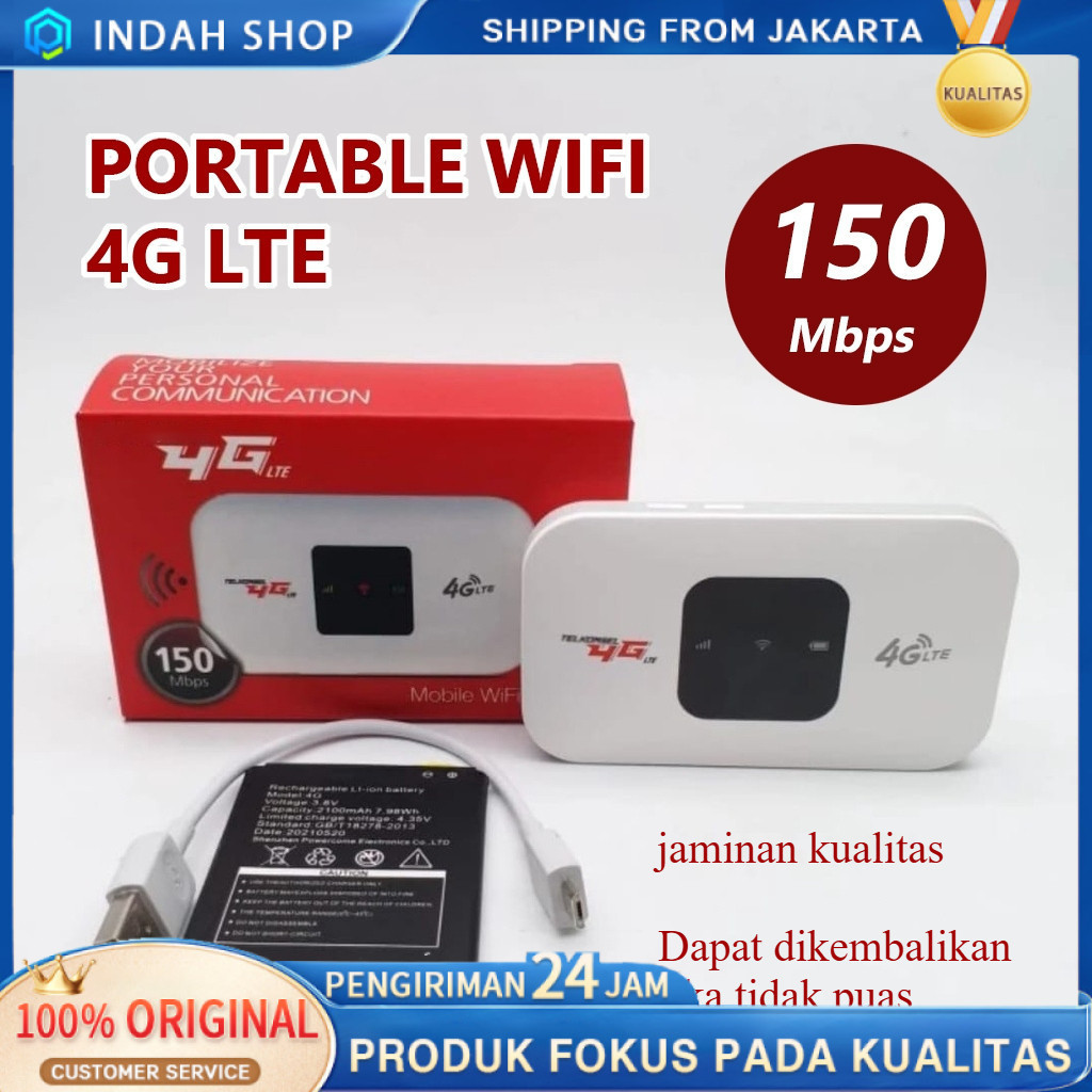 Jual Modem WIFI Mifi All Operator 4g Mudah Dibawa USB 500Mbps 4g ...