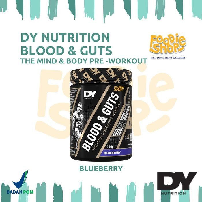 Jual Dorian Yates Nutrition Blood & Guts Pre-Workout 380 Gram | DY ...