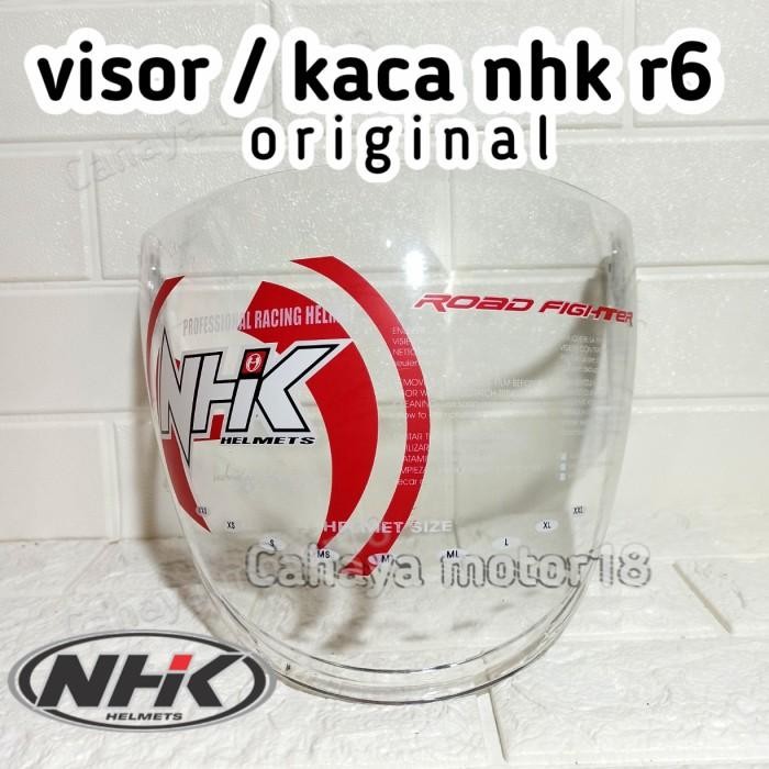 Jual Kaca Helm Nhk R6 original|visor Nhk half face - BENING | Shopee ...