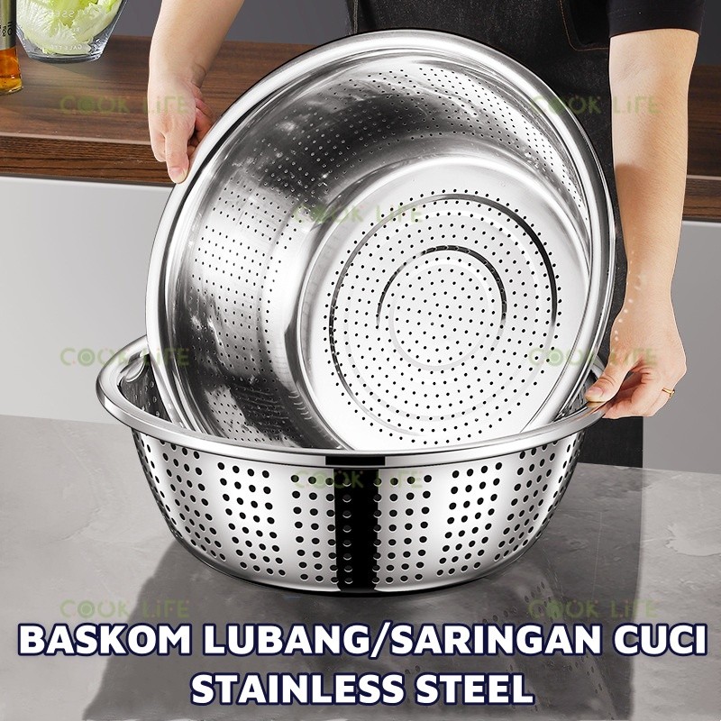 Jual Waskom Baskom Lubang Kecil Baskom Premium Baskom Stainless Steel ...