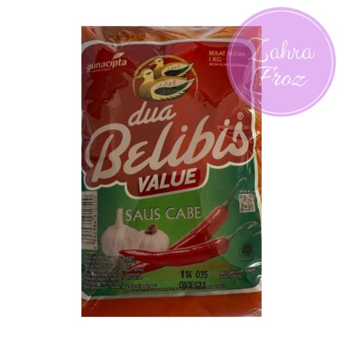 Jual TERLARIS -DUA BELIBIS VALUE SAUS CABE 1 KG | Shopee Indonesia