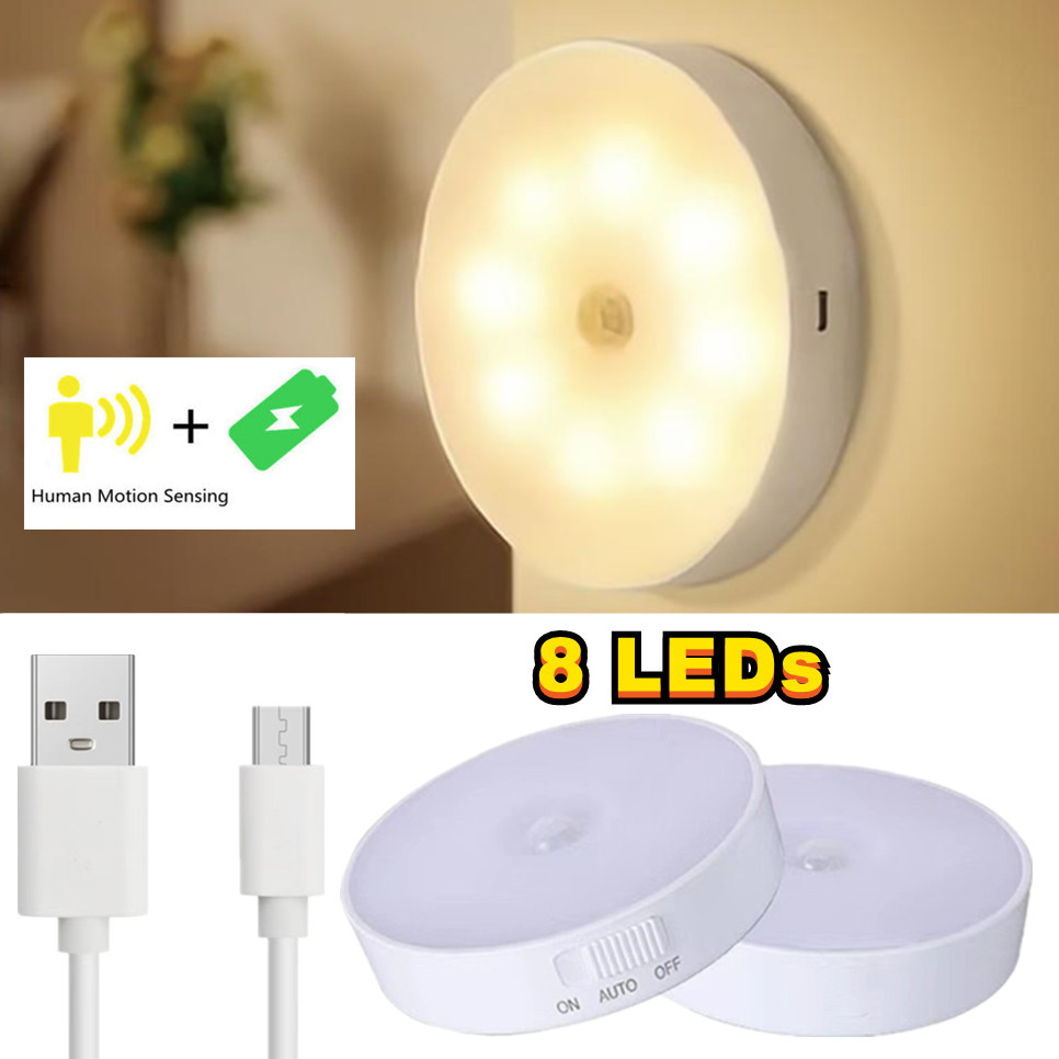 Jual PIR Motion Sensor Light Wireless Night Light Under Cabinet Light ...