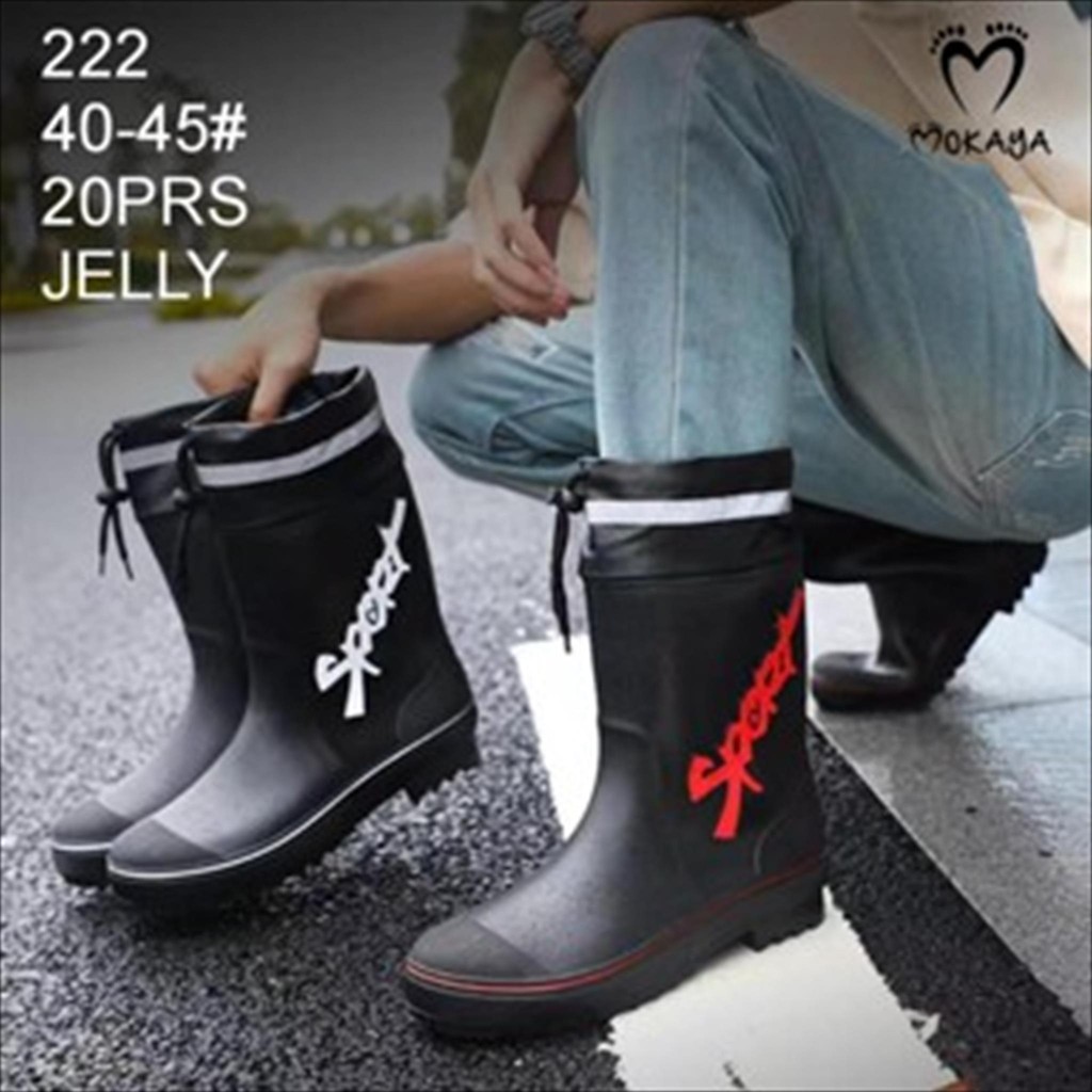 Jual Sepatu Boots / BOOT Tinggi List Tali Sport Unisex Pria Wanita Anti ...