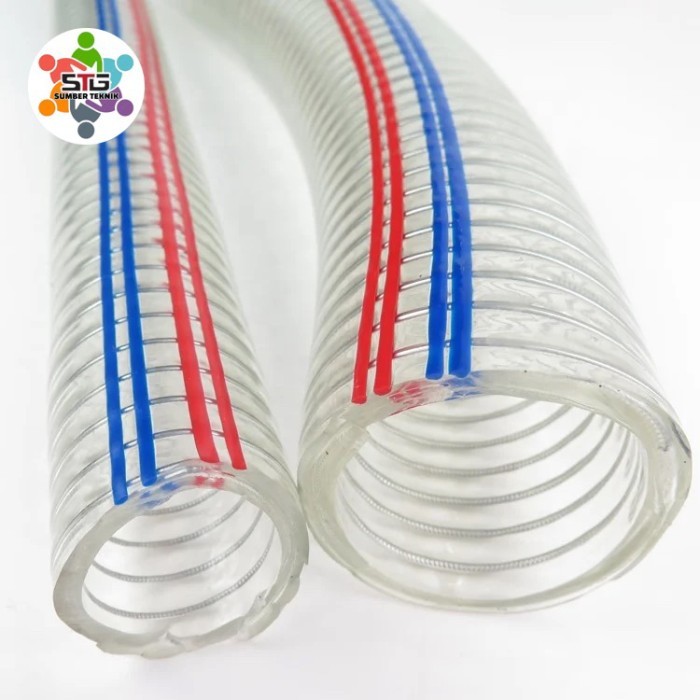 Jual Selang Spiral Kawat / Spring Hose ukuran 4 inch x 30 m Jual Rollan ...