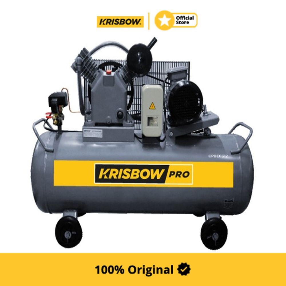 Jual Krisbow Compressor Kompresor Angin 3Hp 120L 12Bar Cpbe0312 ...
